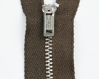 PEONY Vintage Talon Falcon Enamel Metal Zipper 7 3 - Etsy