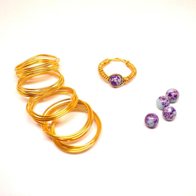 Ring Making Kit Gold - Adult DIY Kit - Includes Instructions - Craft ...