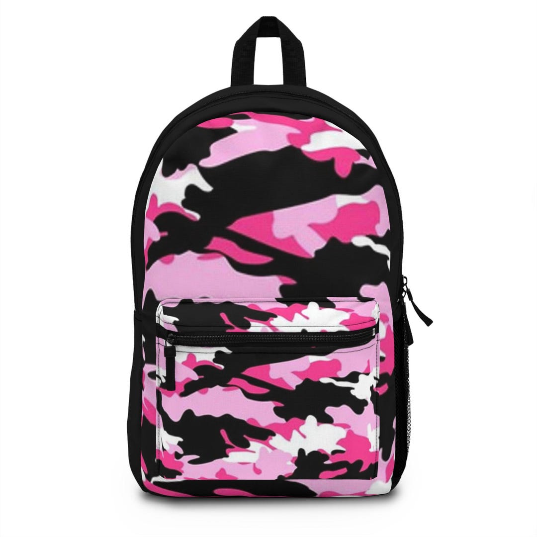 Pink Army Fatigue Backpack - Etsy