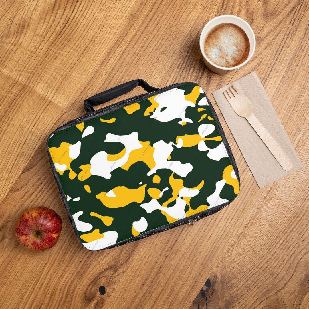 Yellow Army Fatigue, Camouflage Lunch Bag - Etsy