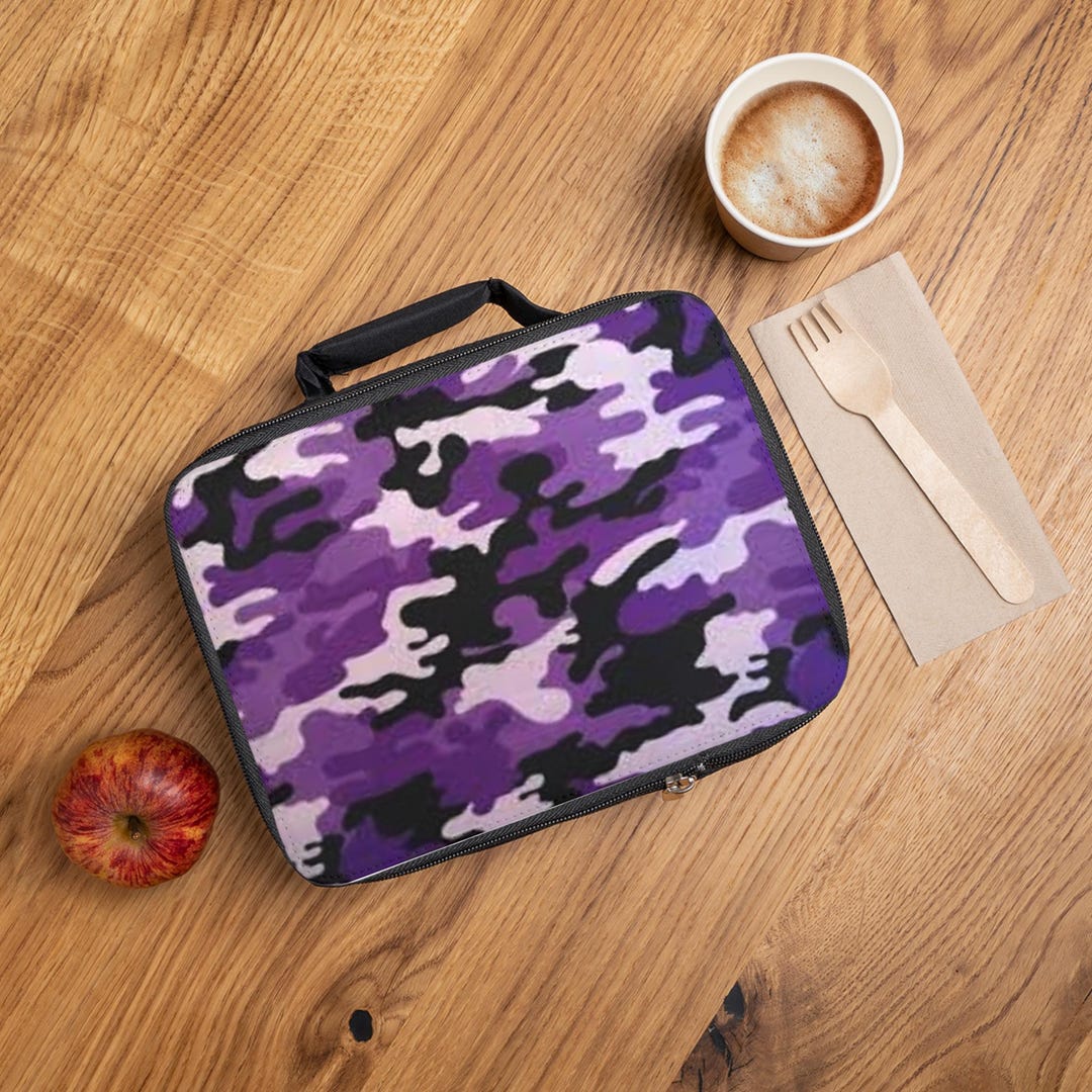 Purple Army Fatigue, Camouflage Lunch Bag - Etsy