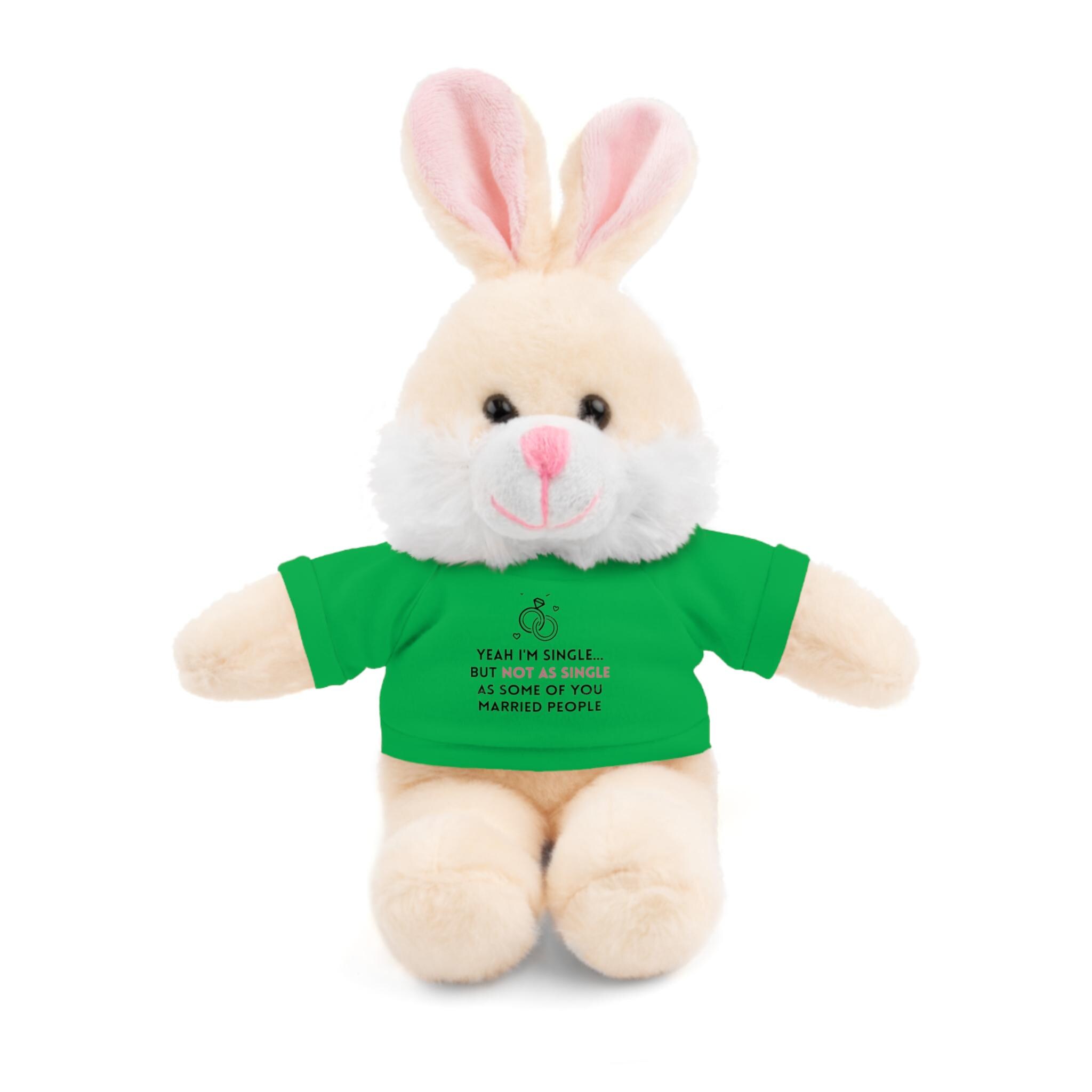 Single Stuffed Animals With Tee - Etsy
