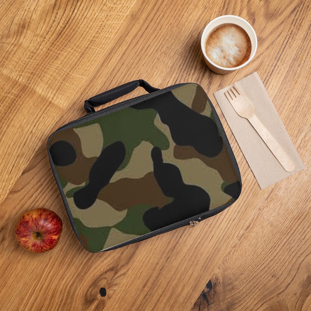 Green Army Fatigue, Camouflage Lunch Bag - Etsy