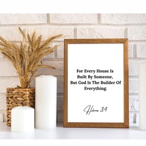 Christian Wall Art, Bible Scripture Poster, Inspirational Home Decor ...