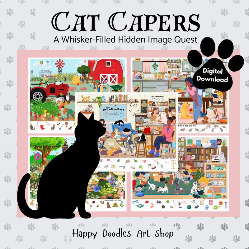 Cat Themed Objects - Etsy