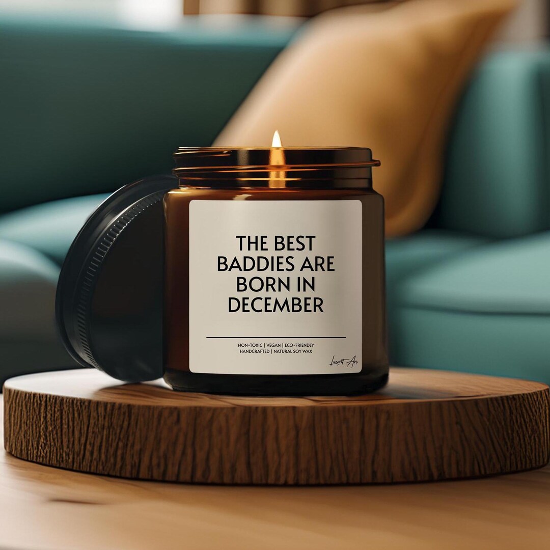 Funny Birthday Scented Candle, Best Baddies Born Gift for Best Friend ...