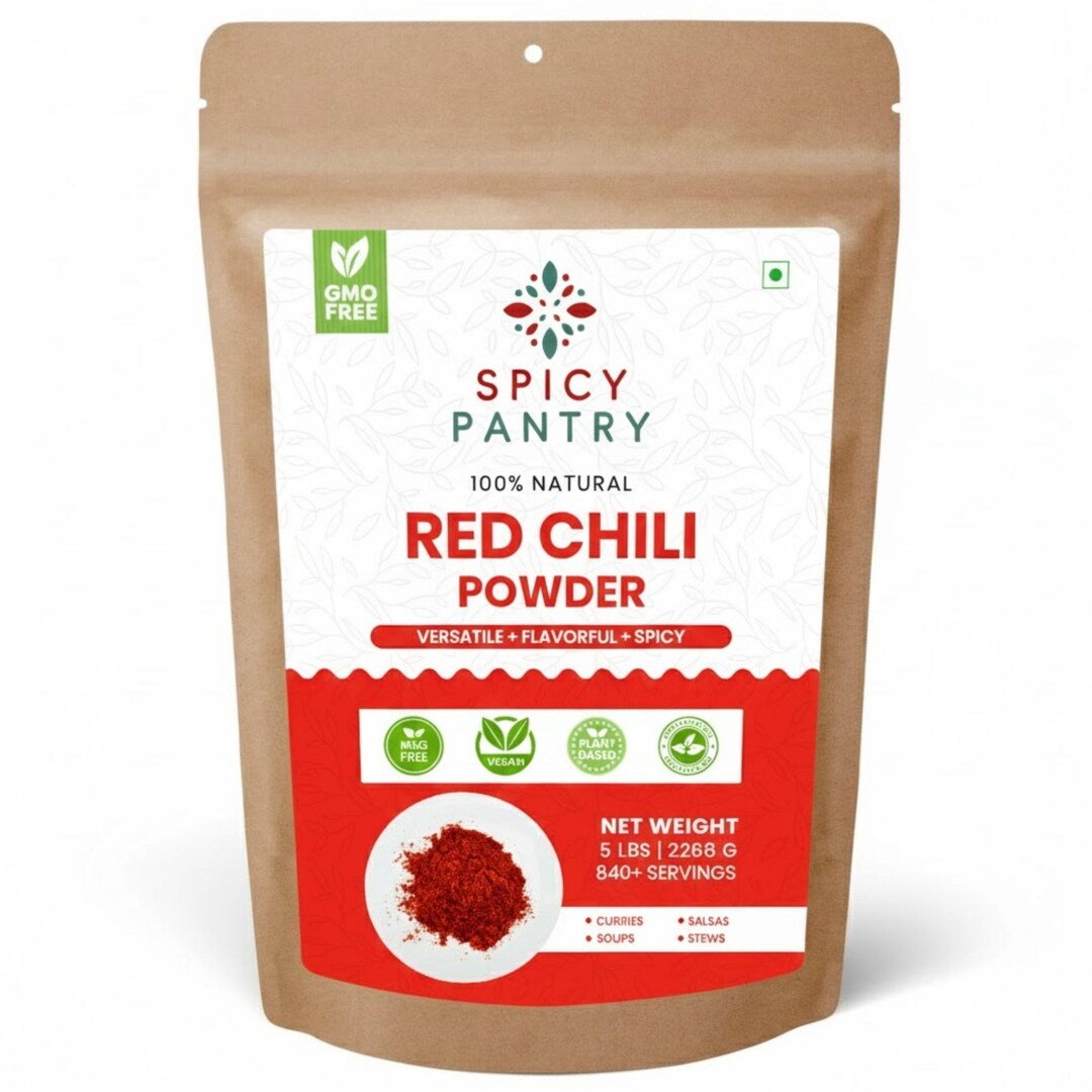 Red Chili Powder – Pure Ground Red Chilies, Bold Heat Spice for Cooking ...