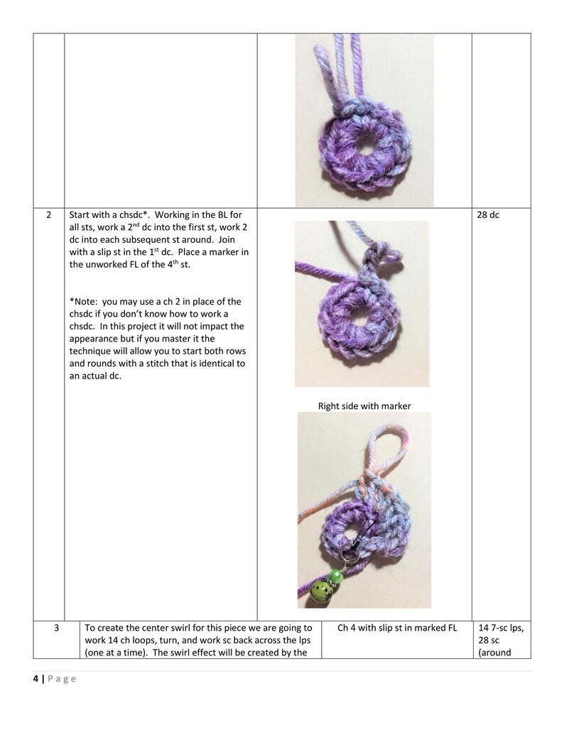 Freeform Colorful Swirl Tutorial - Etsy