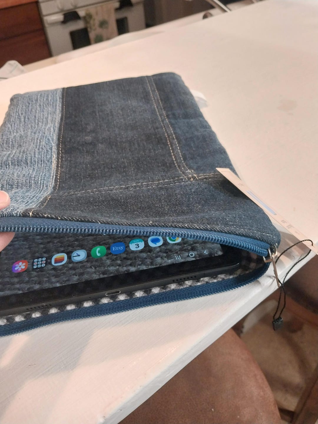 Denim Computer Case (sammy) - Etsy