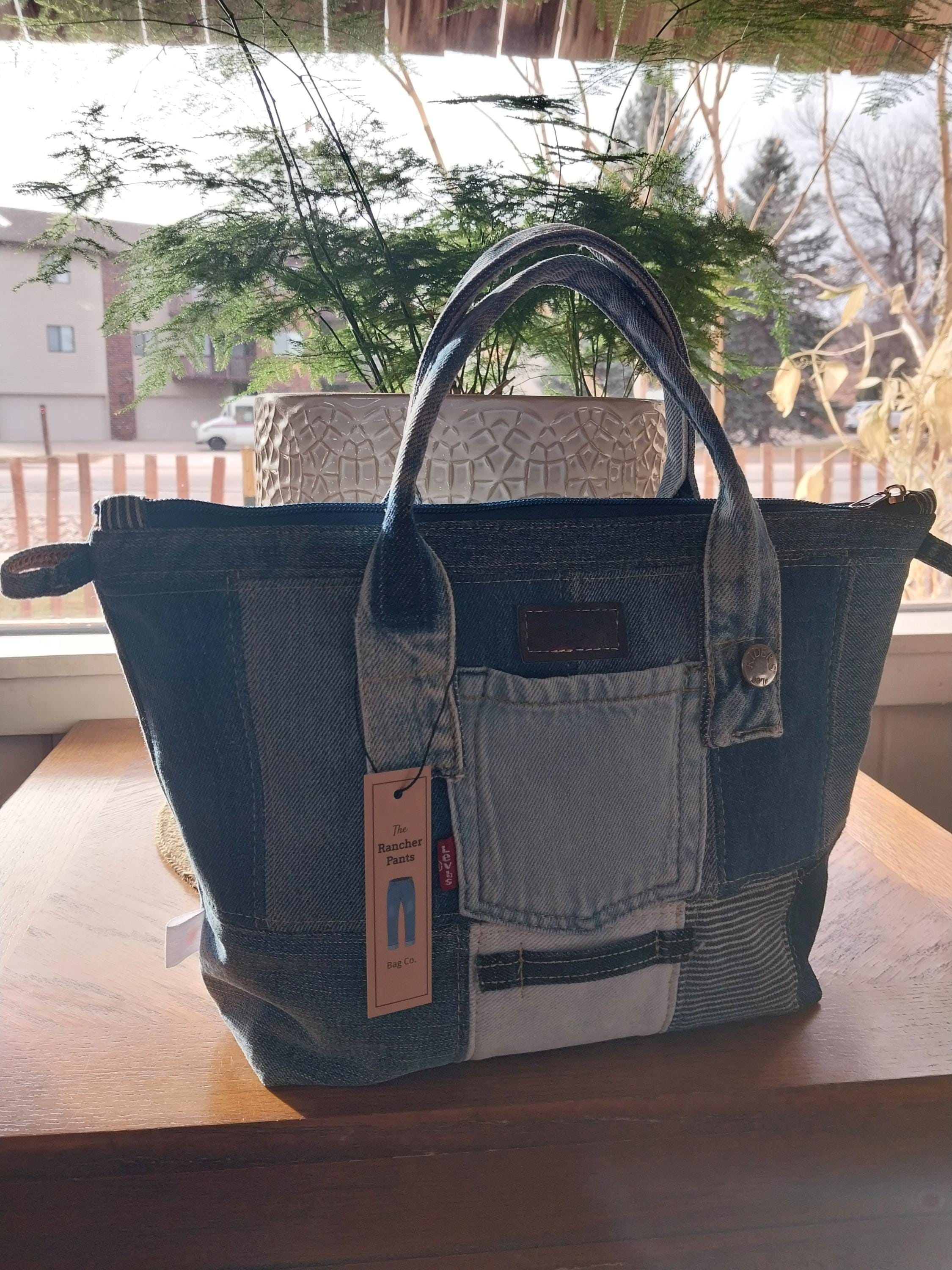 Denim Handbag gemini - Etsy