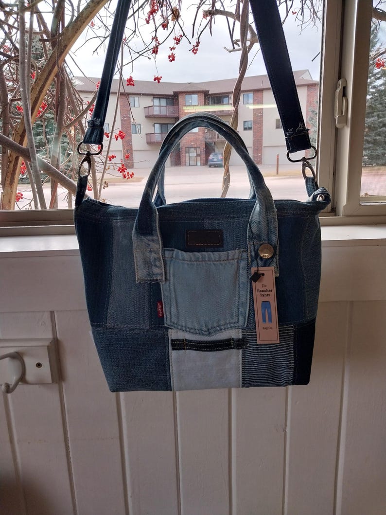Denim Handbag gemini - Etsy