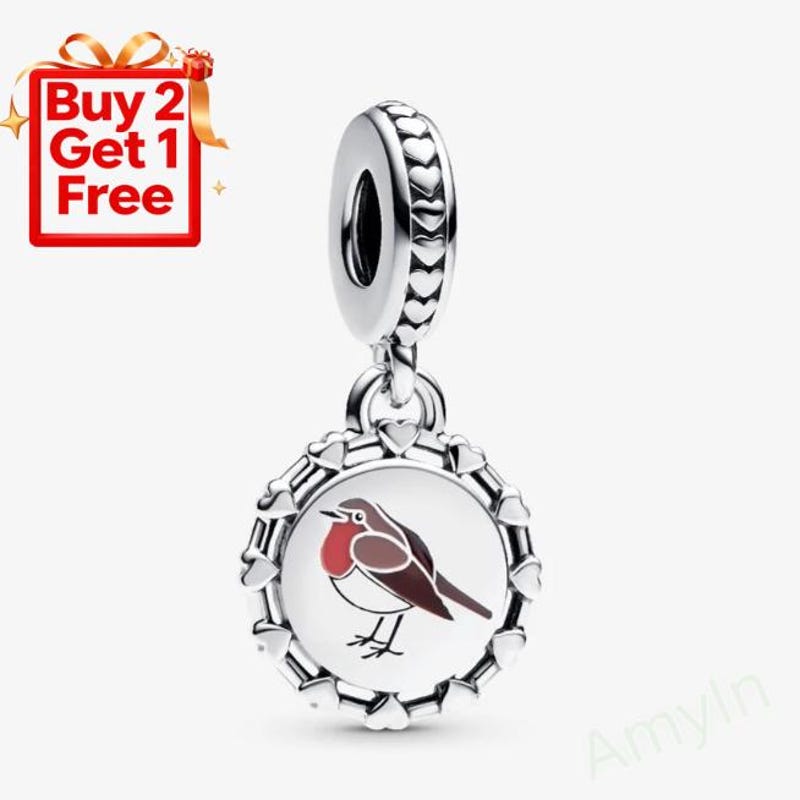 Robin Dangle Charm - Etsy