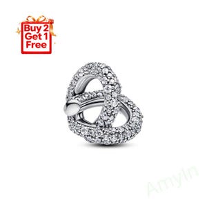 Pandora Infinity Knot Heart Bracelet - Etsy