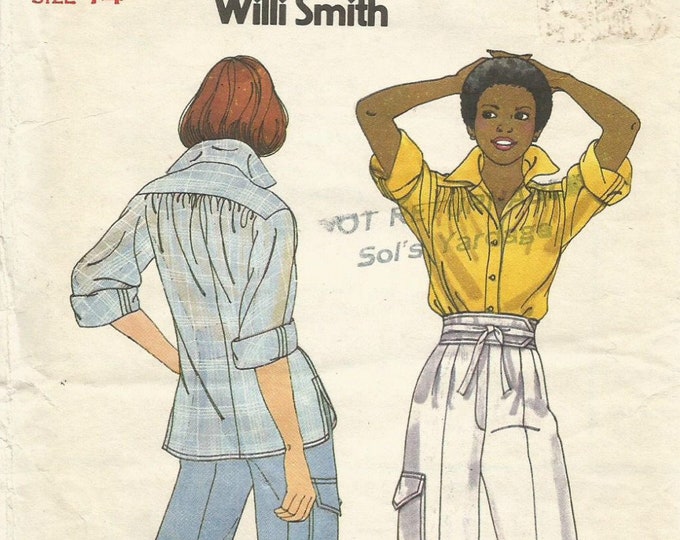 Vintage 70s Butterick 5987 UNCUT Misses Loose Fitting Top and - Etsy