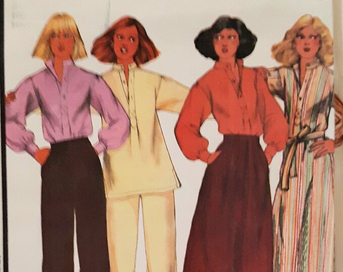 Vintage 70s Butterick 3405 UNCUT John Kloss Misses Baby Doll Nightgown ...