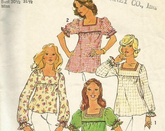 Smock Top Pattern | Etsy