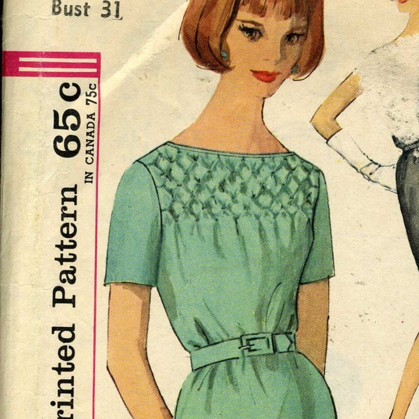 1960s Smock Top - Etsy