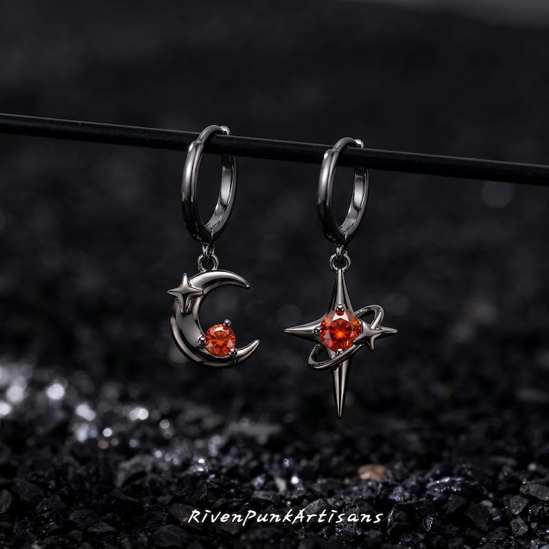 Gothic Hook Earring - Etsy