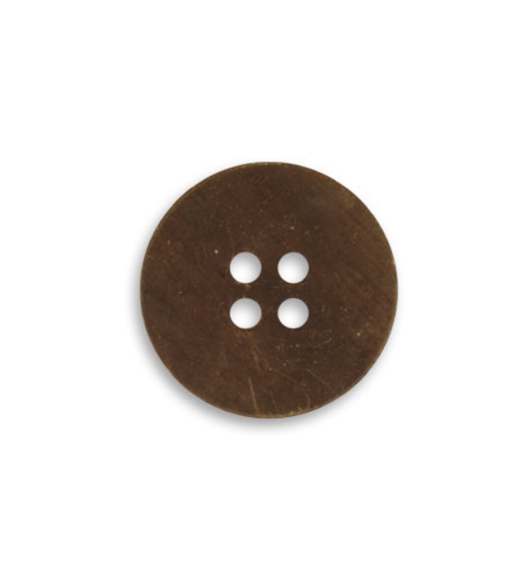 Vintaj Natural Brass Button Blanks: 19mm Rustic Embellishments (9 ...