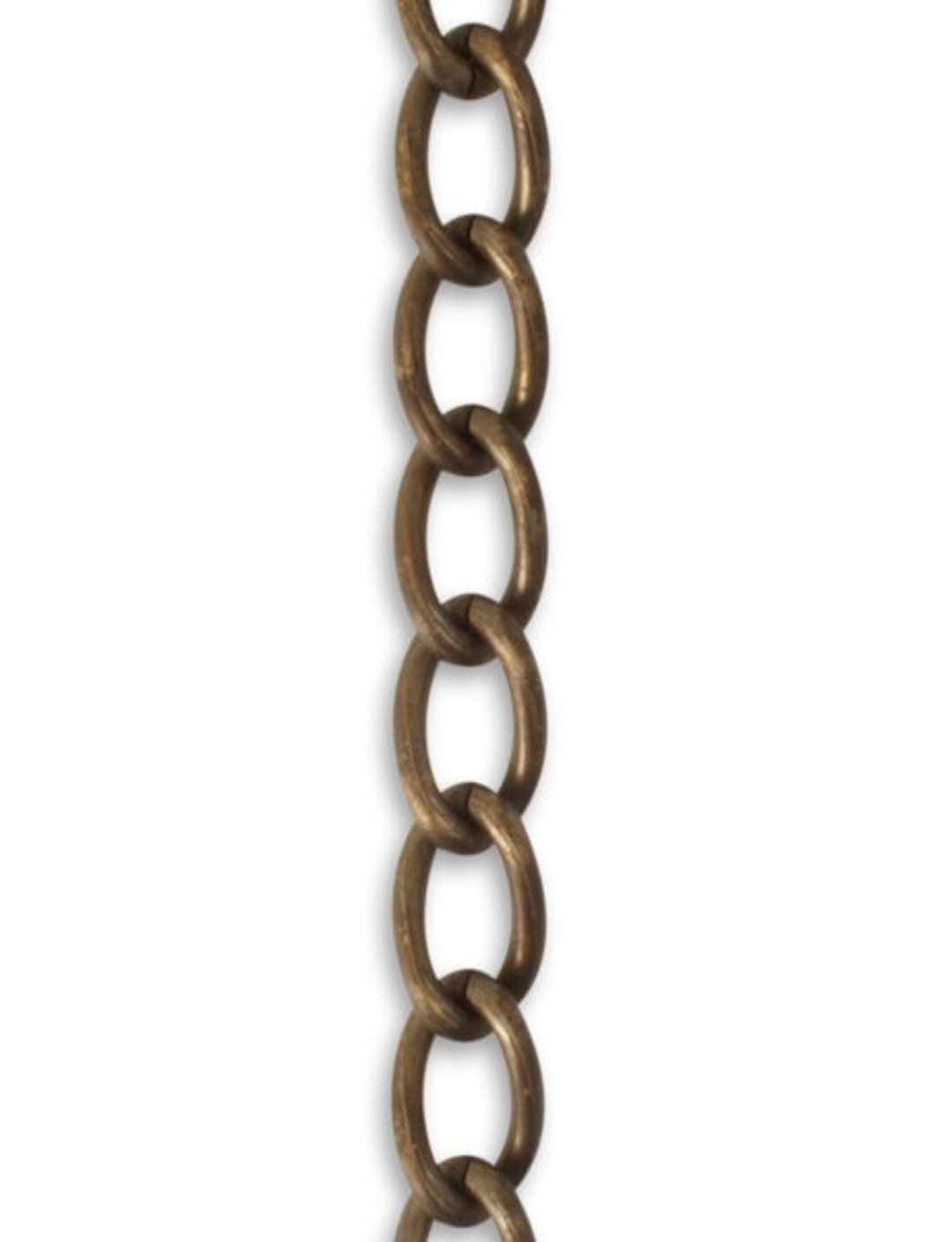 Choose Length 6.mm Large Curb Chain, Natural Brass Chain, Vintaj Item ...