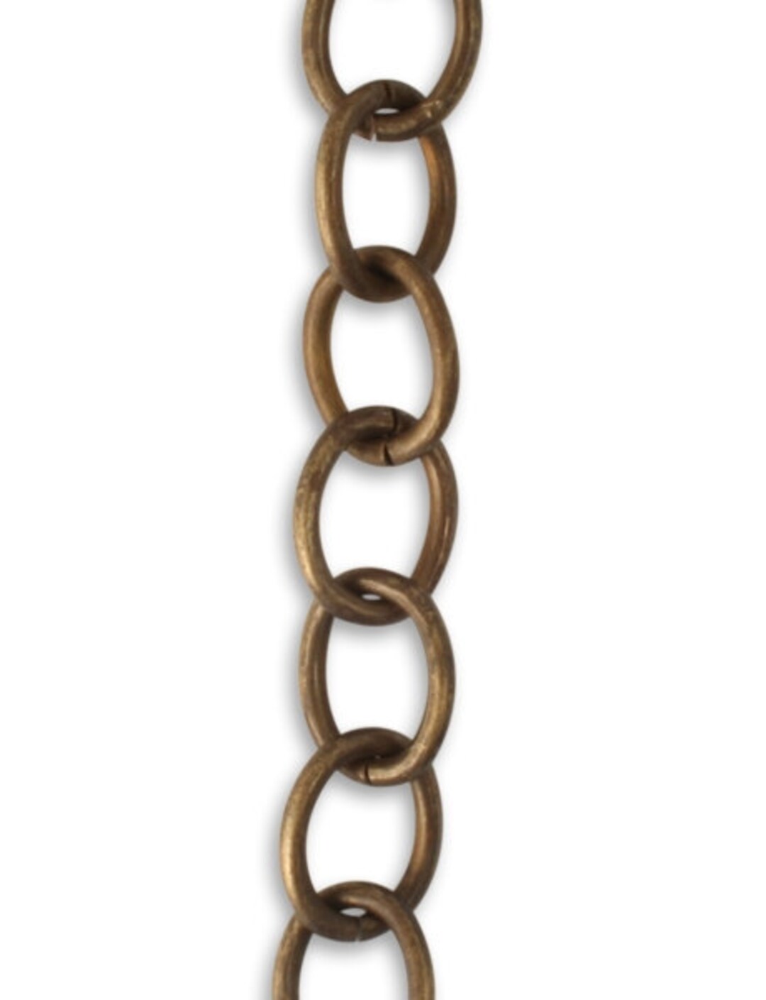 Choose Length 8.7mm Rounded Oval Chain, Natural Brass Chain, Vintaj ...