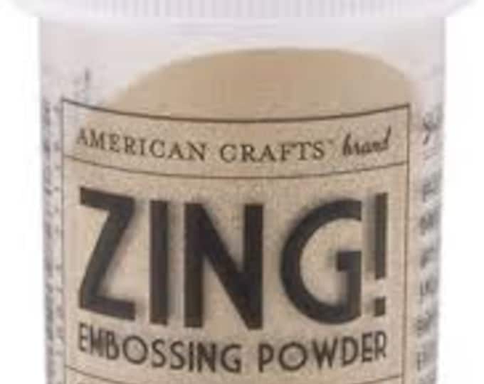 Opaque Brown Sugar Embossing Powder, Zing Embossing Powder, 1 Oz Jar ...
