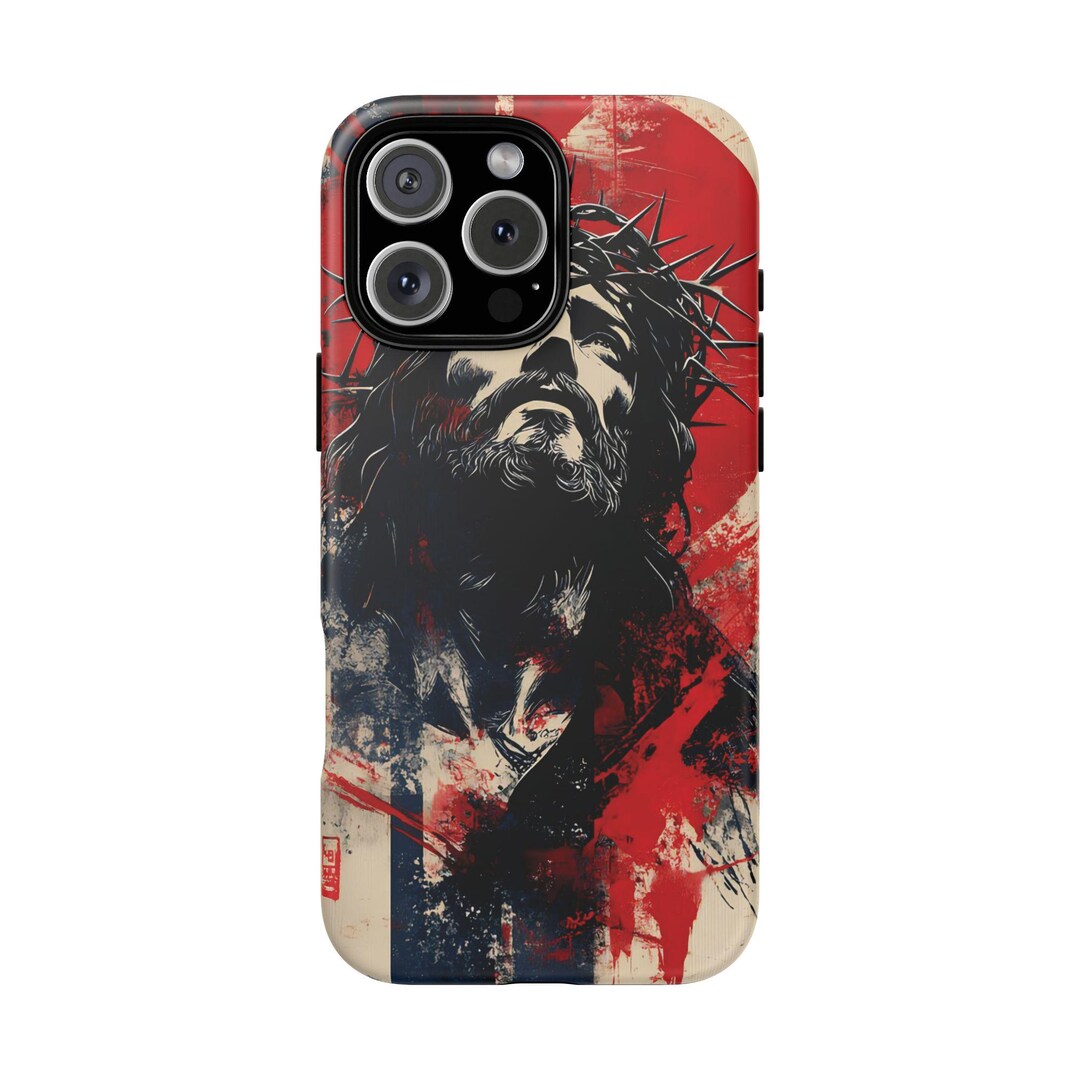 Jesus Phone Case for iPhone 16 Pro, Plus & Pro Max, 15, 14, Samsung S24 ...