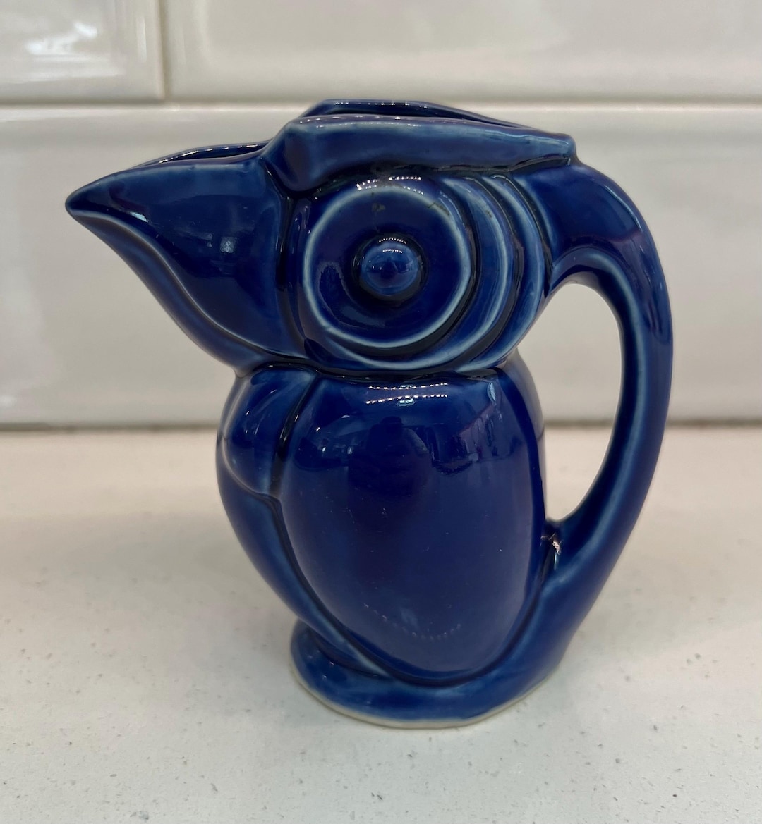 Blue Ceramic Toucan Pitcher/creamer - Etsy