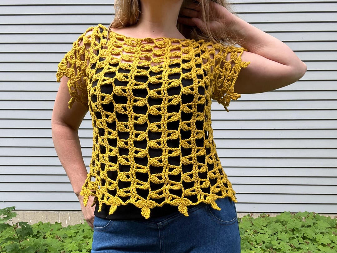 Crochet Top/dress Pattern: Tendril Top - Etsy