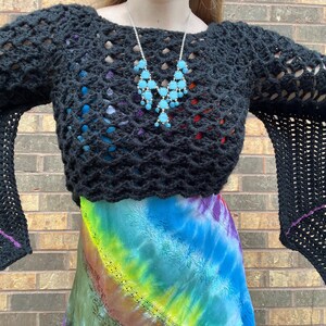 Crochet Bat Wing Top: Nightfall Top - Etsy