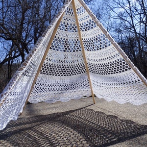 Crochet Pattern: Lace Tent - Etsy