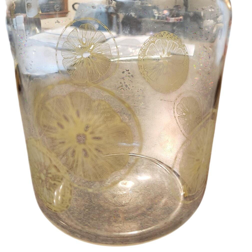 Vintage Lemon Slice Pyrex Drink Pitcher With Lid Lemondate Pitcher - Etsy