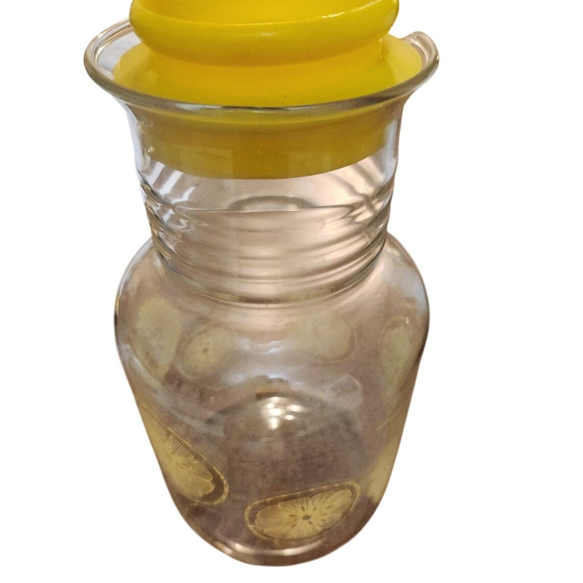 Vintage Lemon Slice Pyrex Drink Pitcher With Lid Lemondate Pitcher - Etsy