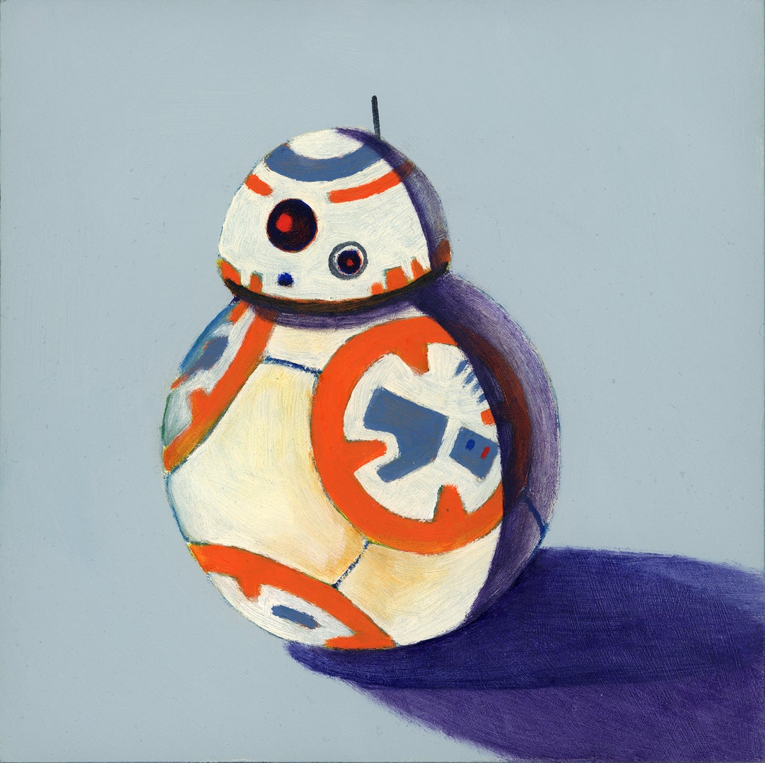 BB8 - Star Wars Robot Droid Fan Art Print - Etsy
