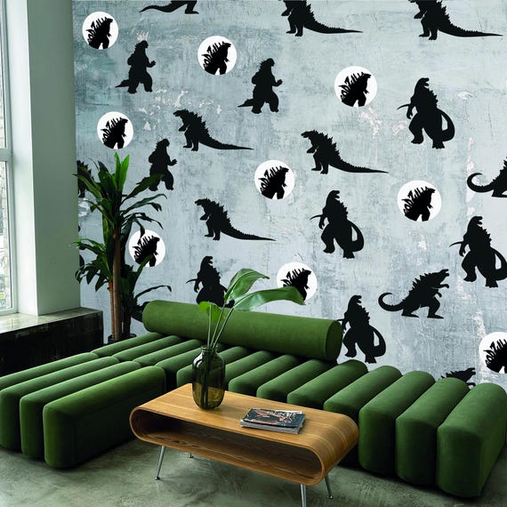 Green Monster Mural Wallpaper