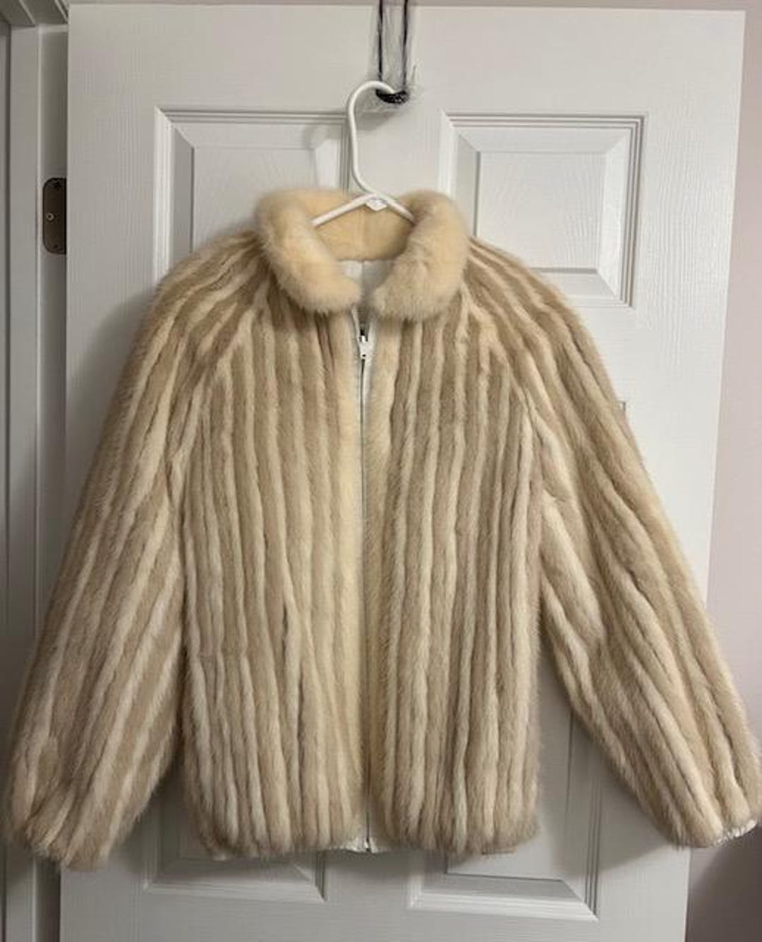 Reversible Mink and Leather Jacket Size 9 - Etsy