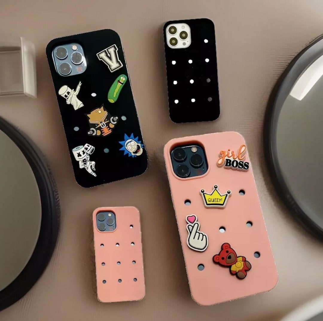 Shoe Charm iPhone Case: Silicone Fashion Cover - Etsy