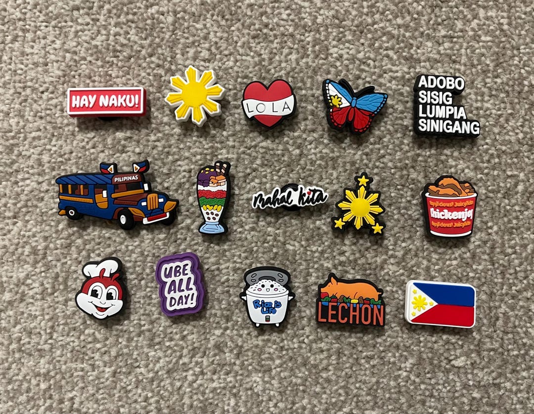 Pinoy / Filipino / Philippines-inspired Shoe Charms for Clogs / Phones ...