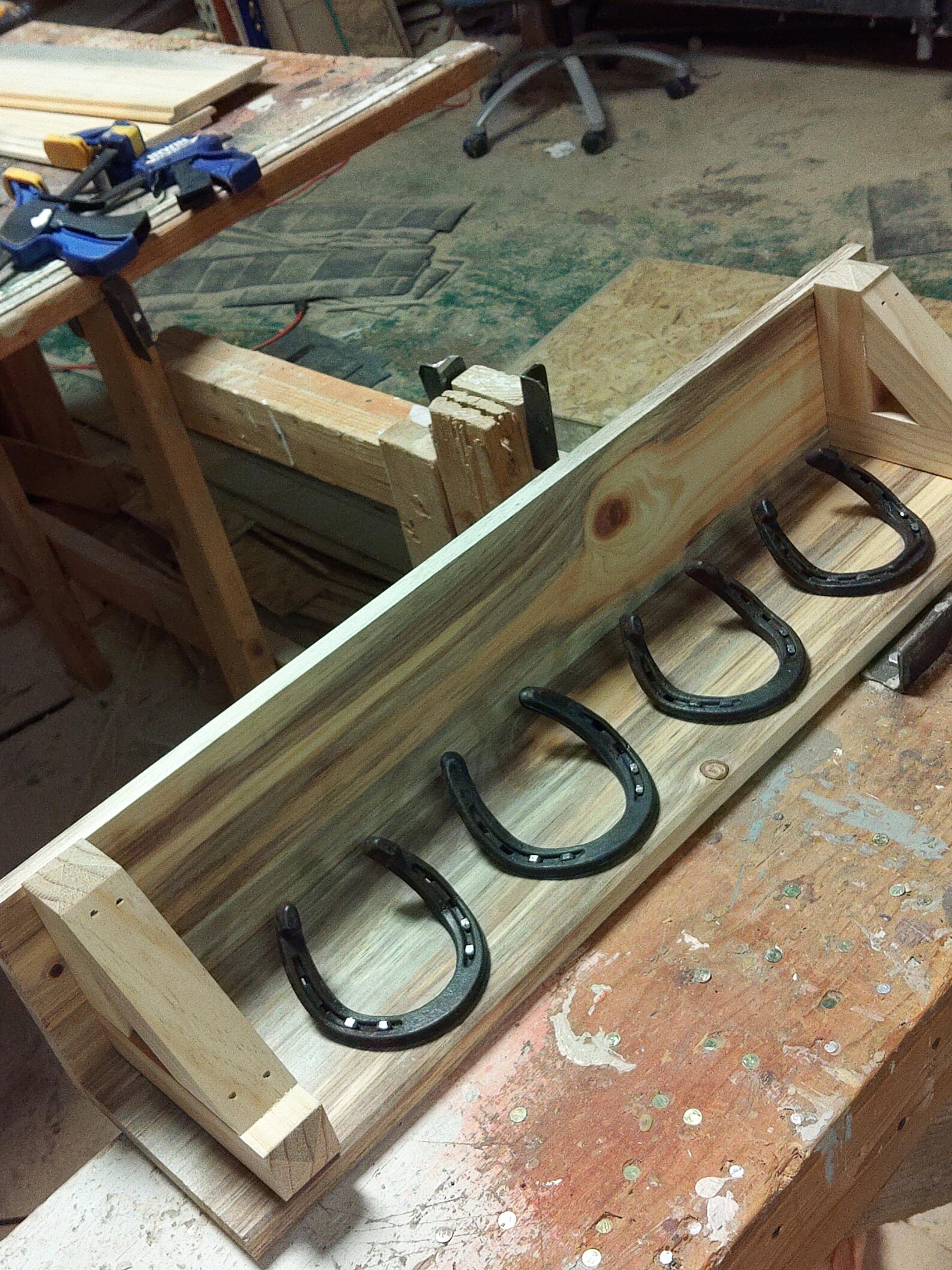 Rustic Western Style Hand Made Wooden Cowboy Coat Rack - Etsy