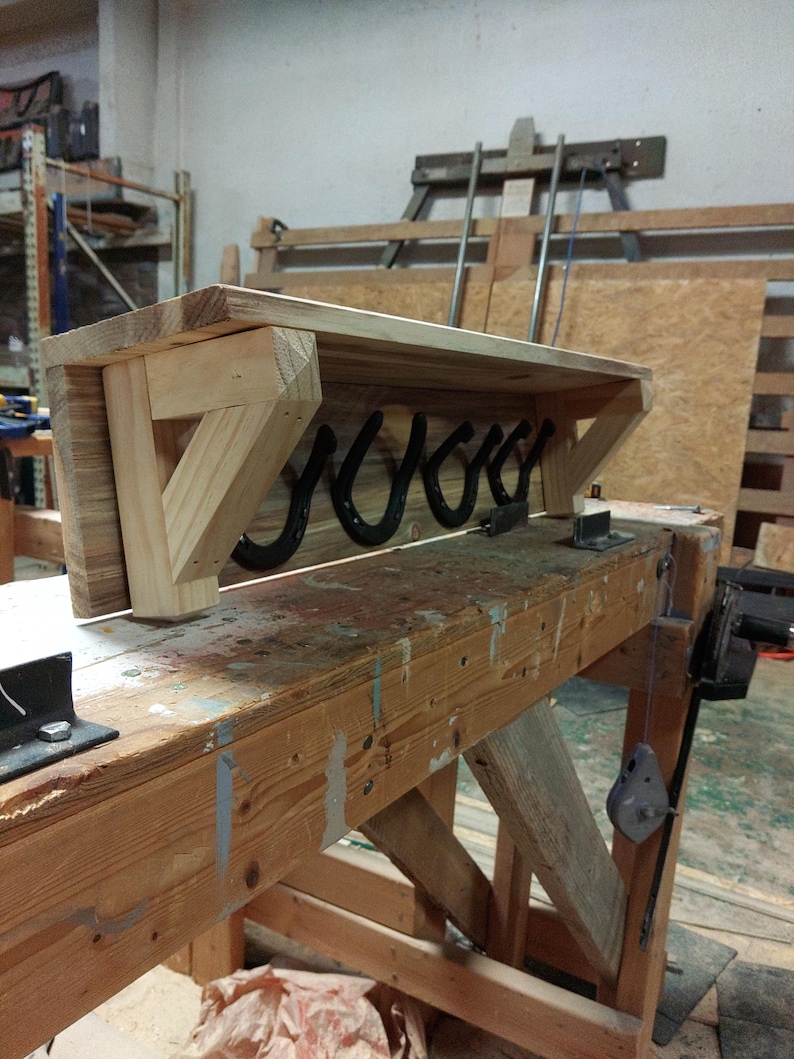 Rustic Western Style Hand Made Wooden Cowboy Coat Rack - Etsy