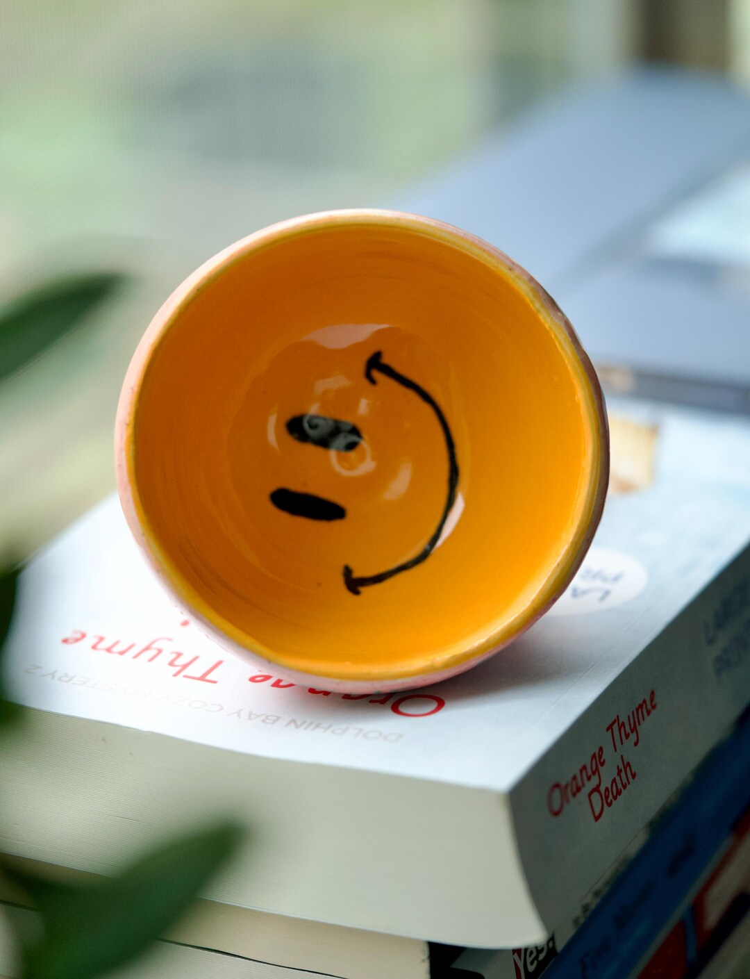 MADE TO ORDER / Smiley Face Cup Ceramic Mixing Bowl / Pottery Matcha ...