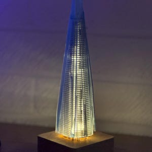 The Shard Scale Model Architectural Illuminated Desk Light |made-to ...