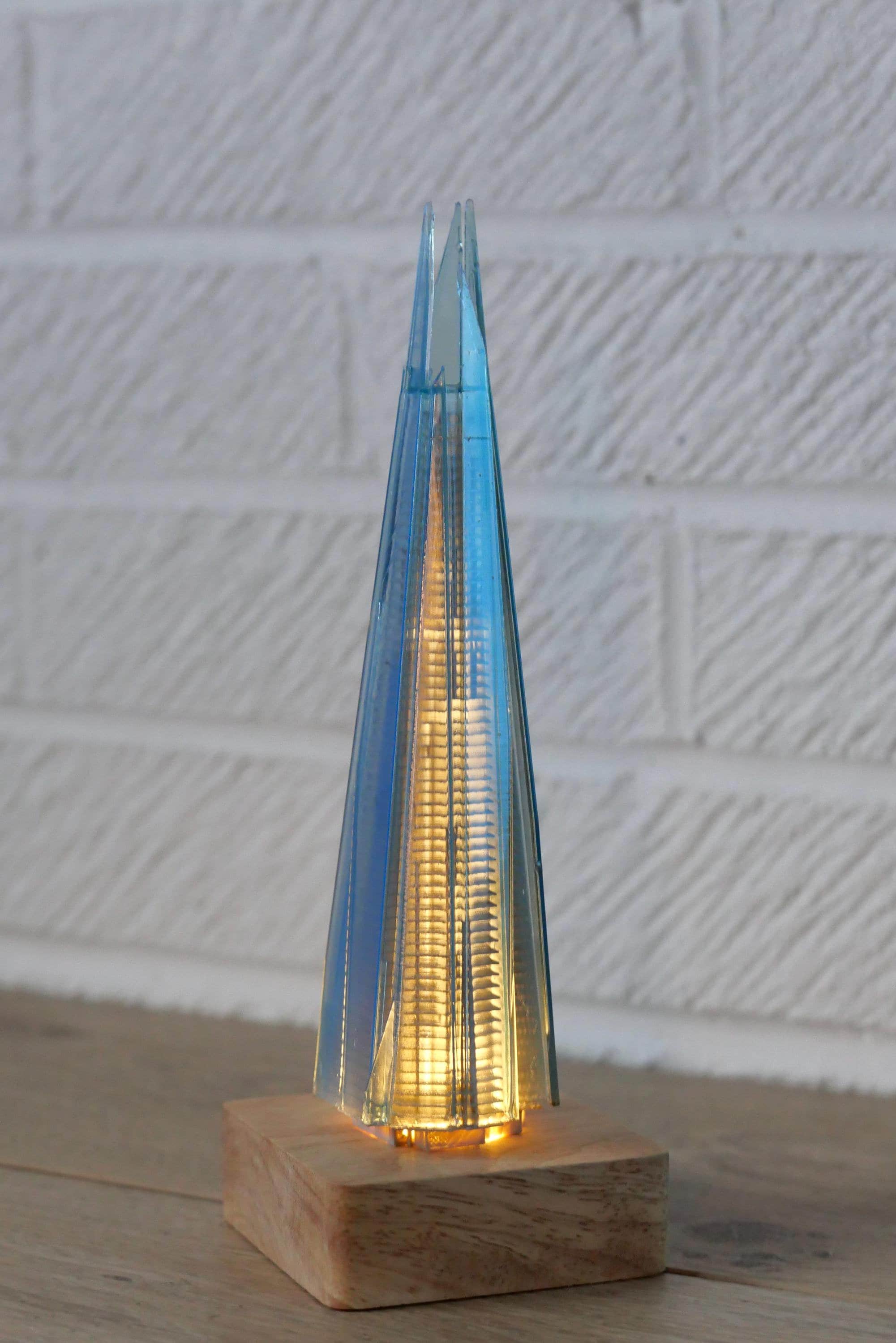 The Shard Scale Model Architectural Illuminated Desk Light |made-to ...