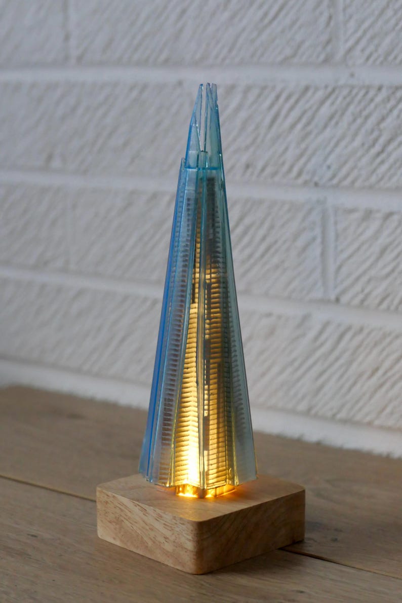The Shard Scale Model Architectural Illuminated Desk Light |made-to ...
