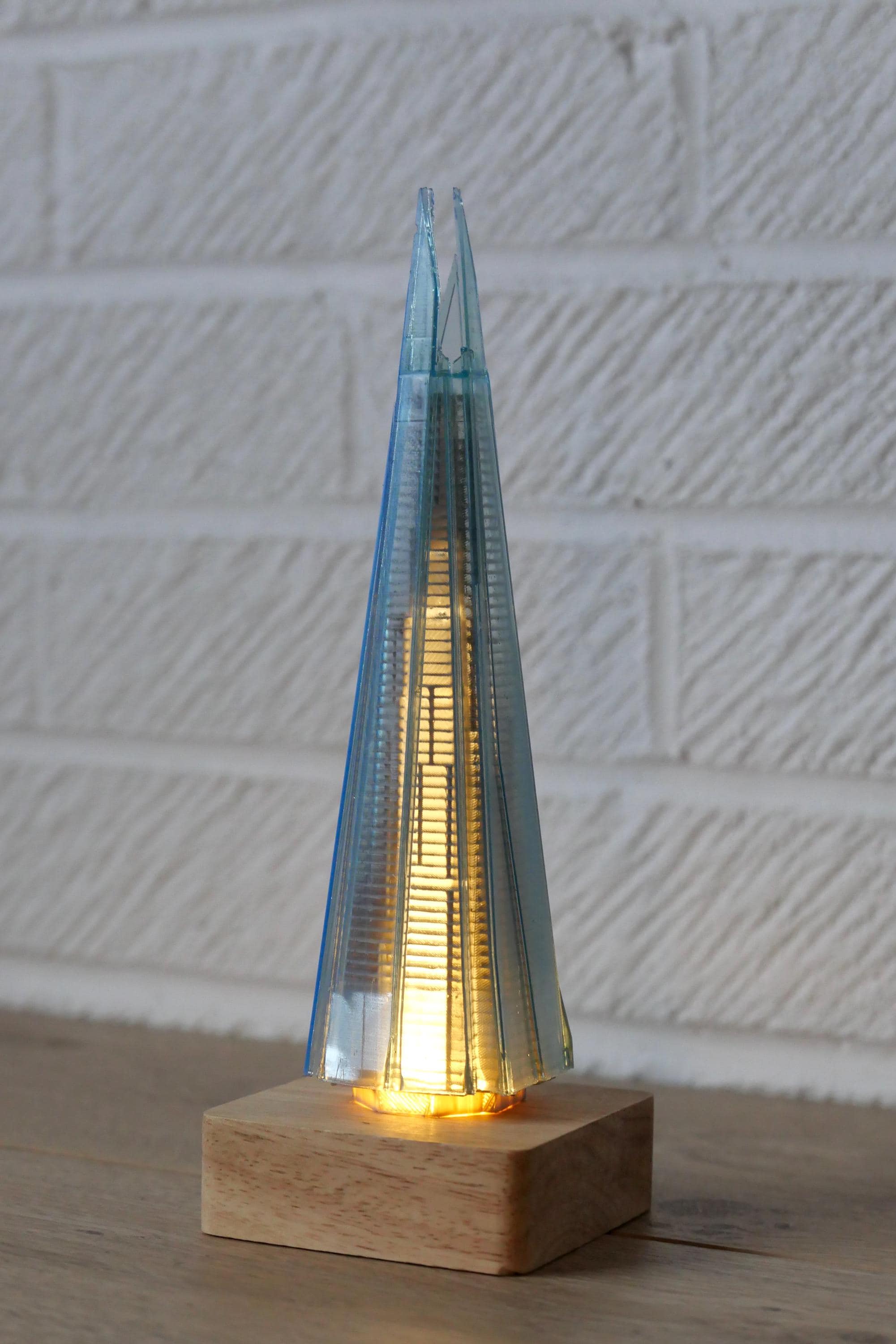 The Shard Scale Model Architectural Illuminated Desk Light |made-to ...