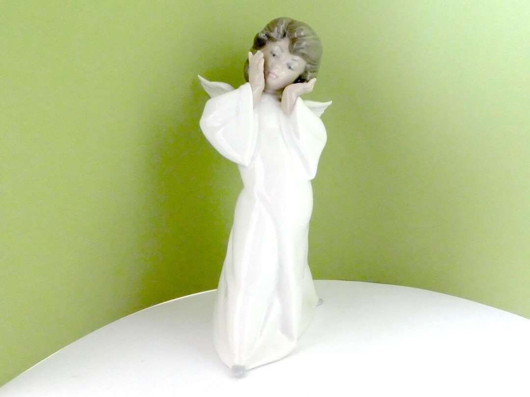 Lladro Delightful ANGEL Figurine Model 04959 MIME ANGEL Excellent ...