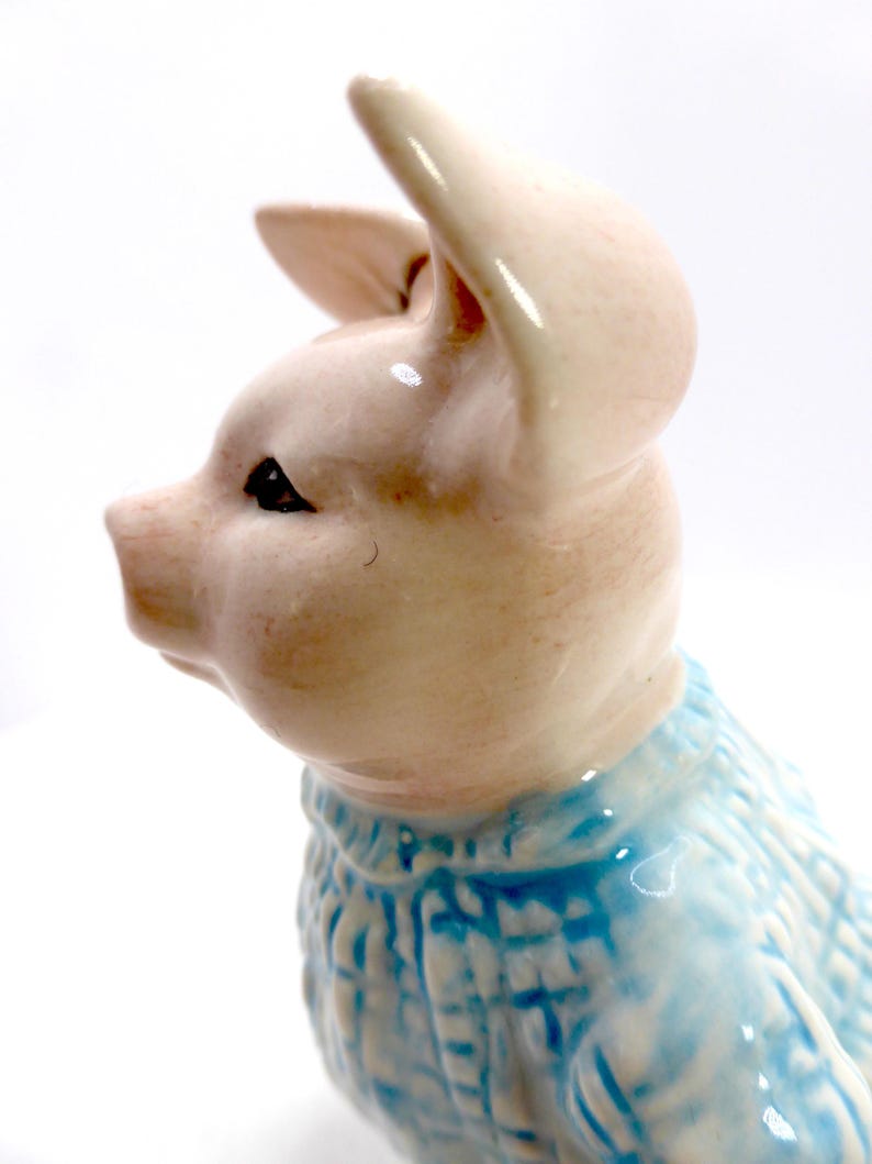 Royal Albert Beatrix Potter Little Pig Robinson Figurine - Boxed - Back ...