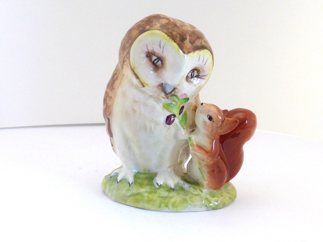 Beswick Beatrix Potter OLD MR BROWN Gold Oval Backstamp Bp-2 ...