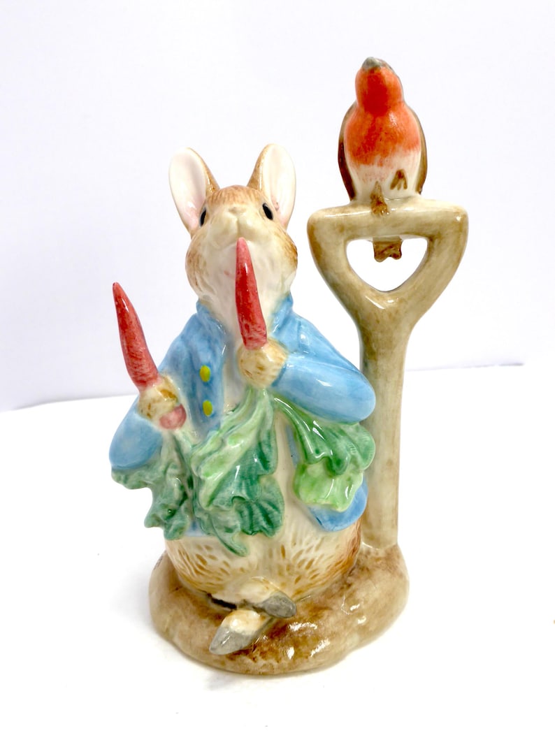 Beatrix Potter PETER RABBIT Ate Some RADISHES Border Fine Arts ...