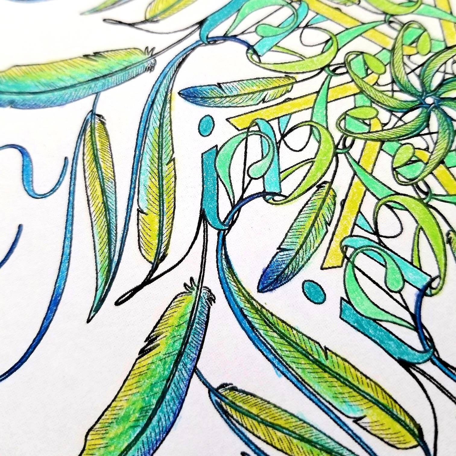 Miracle Maker - Typography / Calligraphy / Lettering Mandala Coloring ...